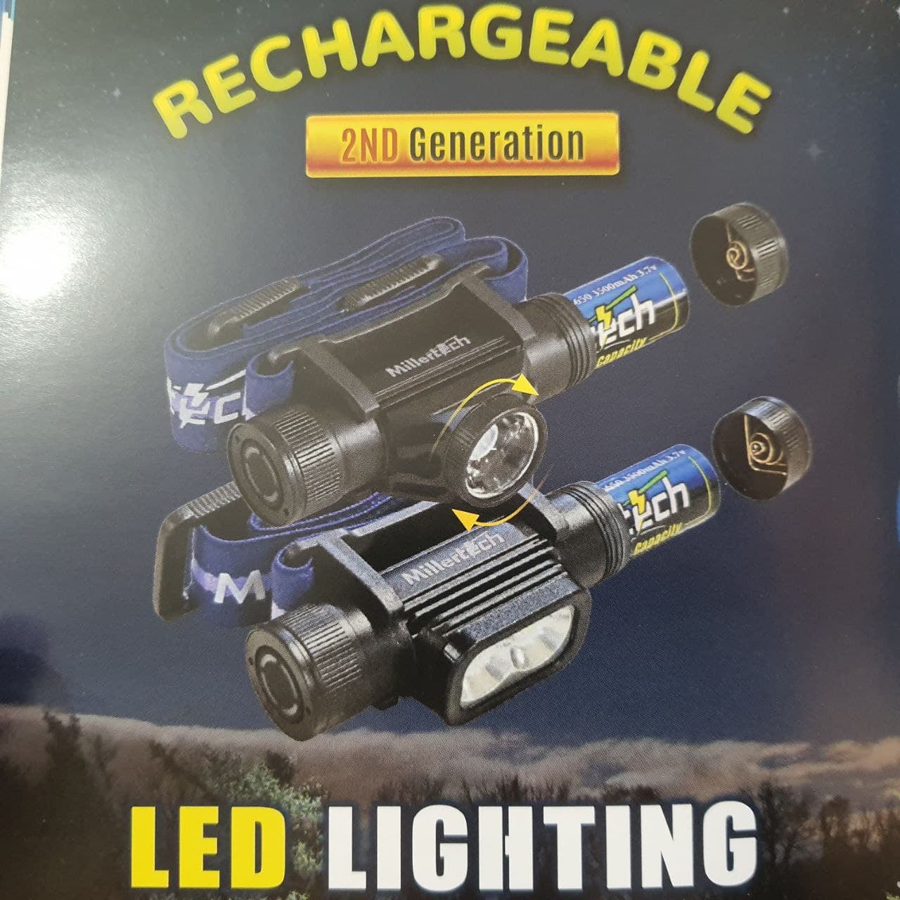Millertech 556 High Power (2nd Gen) Rechargeable LED Headlamp | Swatara ...