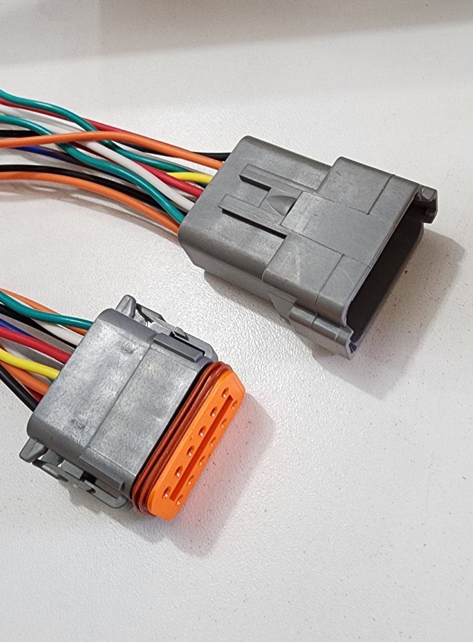 Deutsch DT 12-pin Color Pigtail Kit | Swatara Warning Lights