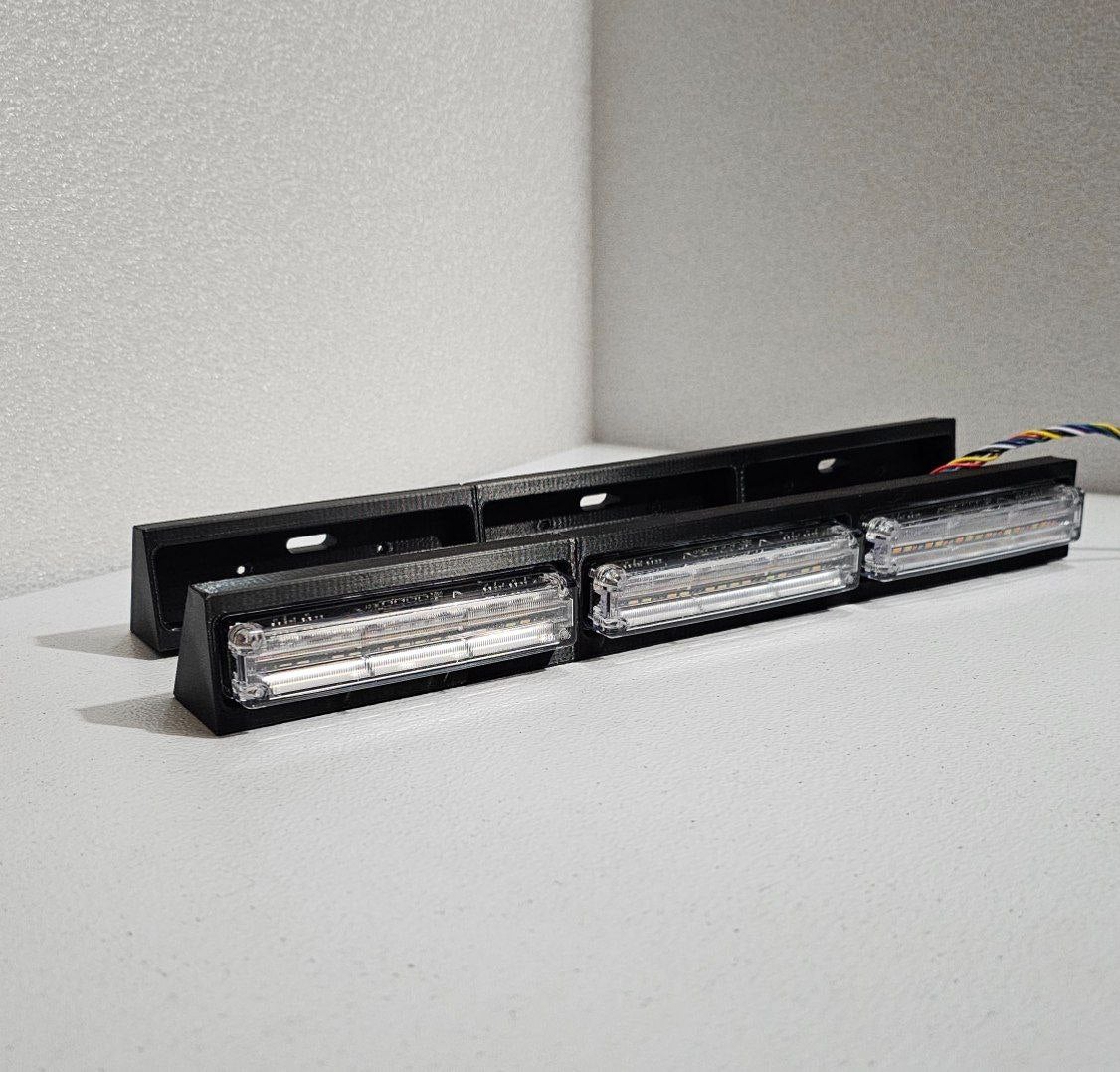 Spoiler Mount for Feniex Fusion / Quad Surface Mounts for Silverado and ...