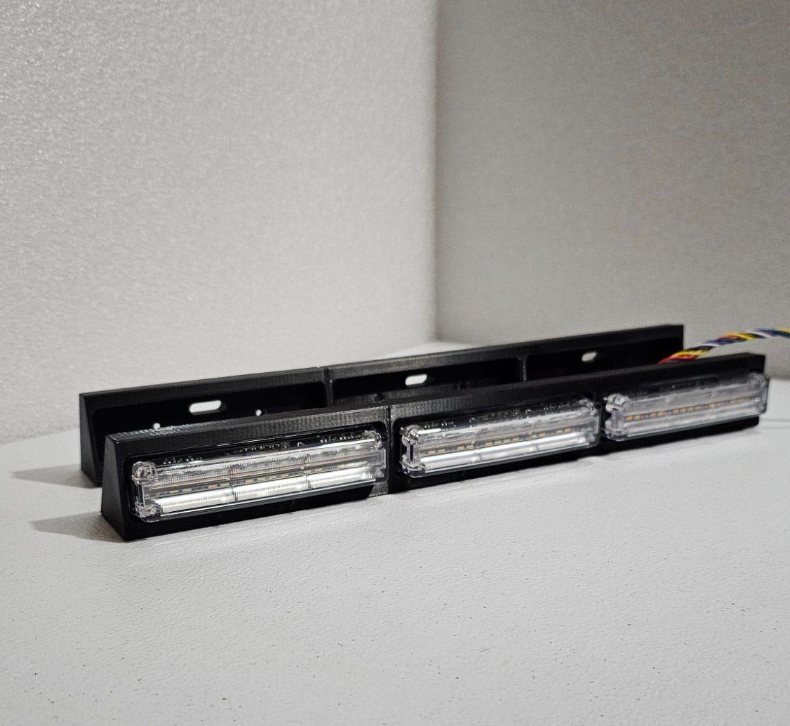 Spoiler Mount for Feniex Fusion / Quad Surface Mounts for Silverado and ...