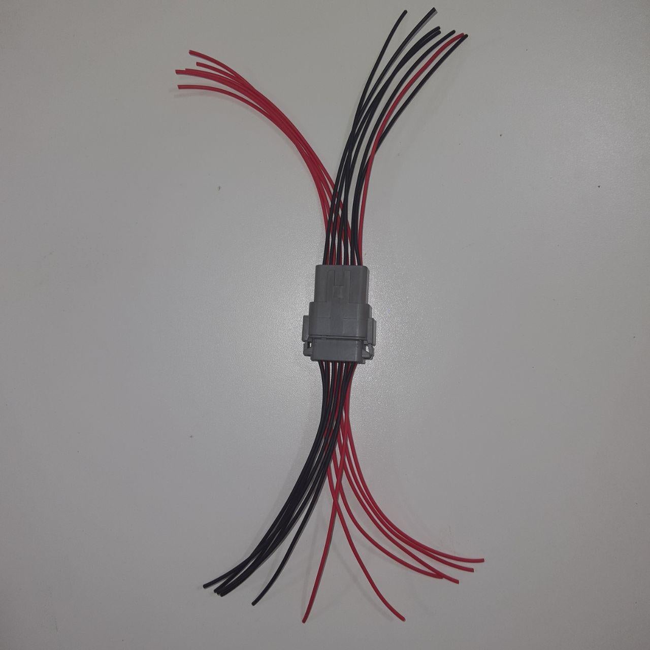 Deutsch DTM Series 12-Pin Pigtail Connector With 20 Gauge Wire ...