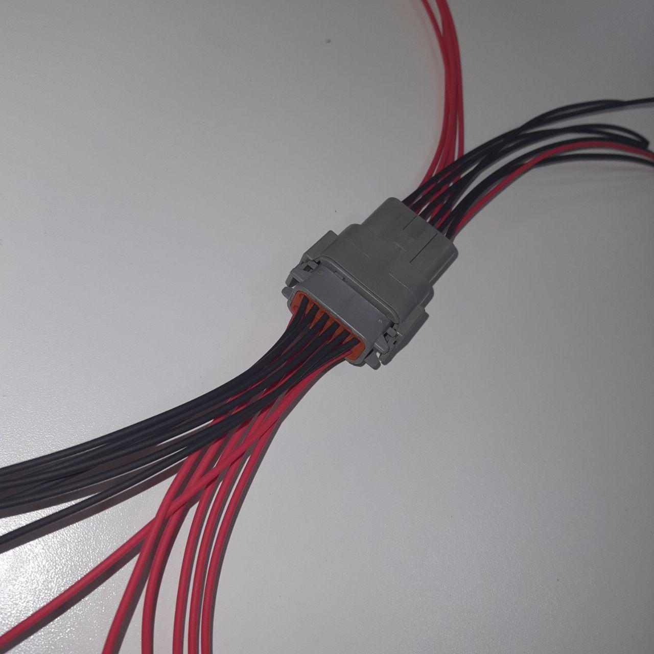 Deutsch DTM Series 12-Pin Pigtail Connector With 20 Gauge Wire ...