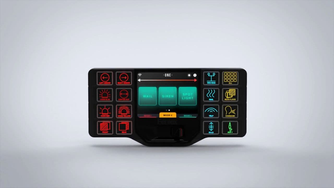 Feniex One Siren / Switchbox / Command Center | Swatara Warning Lights ...
