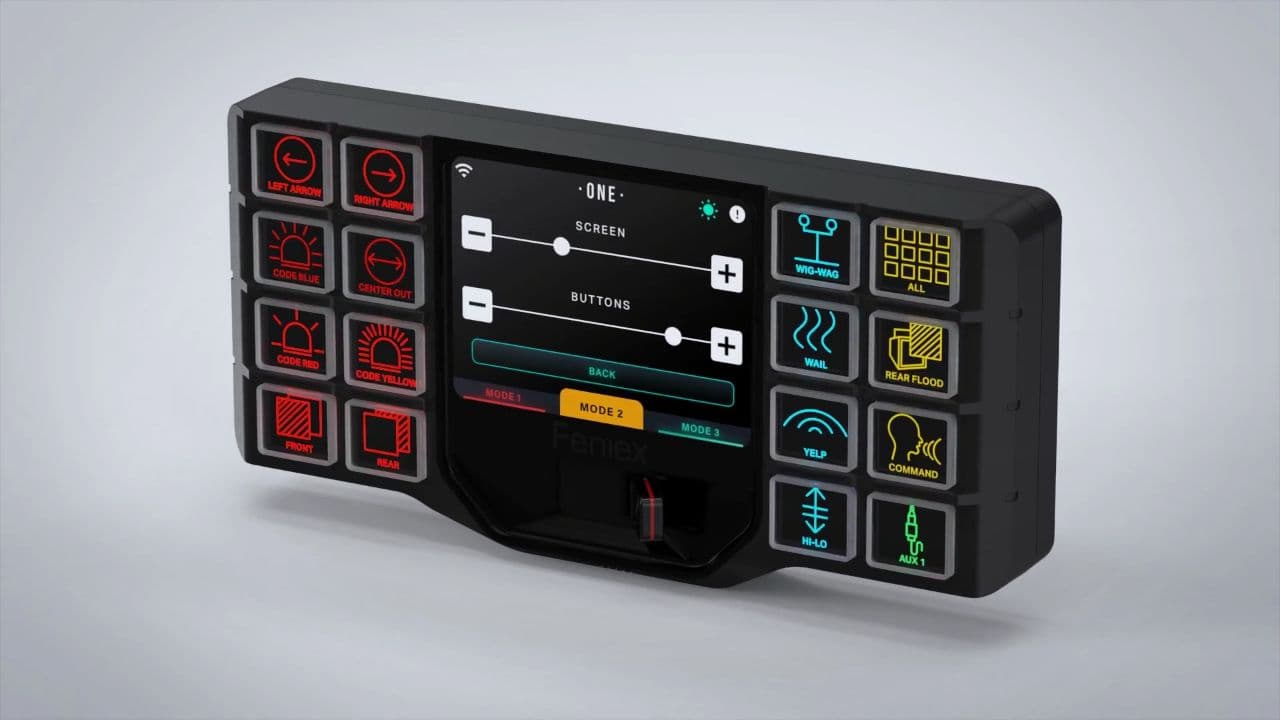 Feniex One Siren / Switchbox / Command Center | Swatara Warning Lights ...