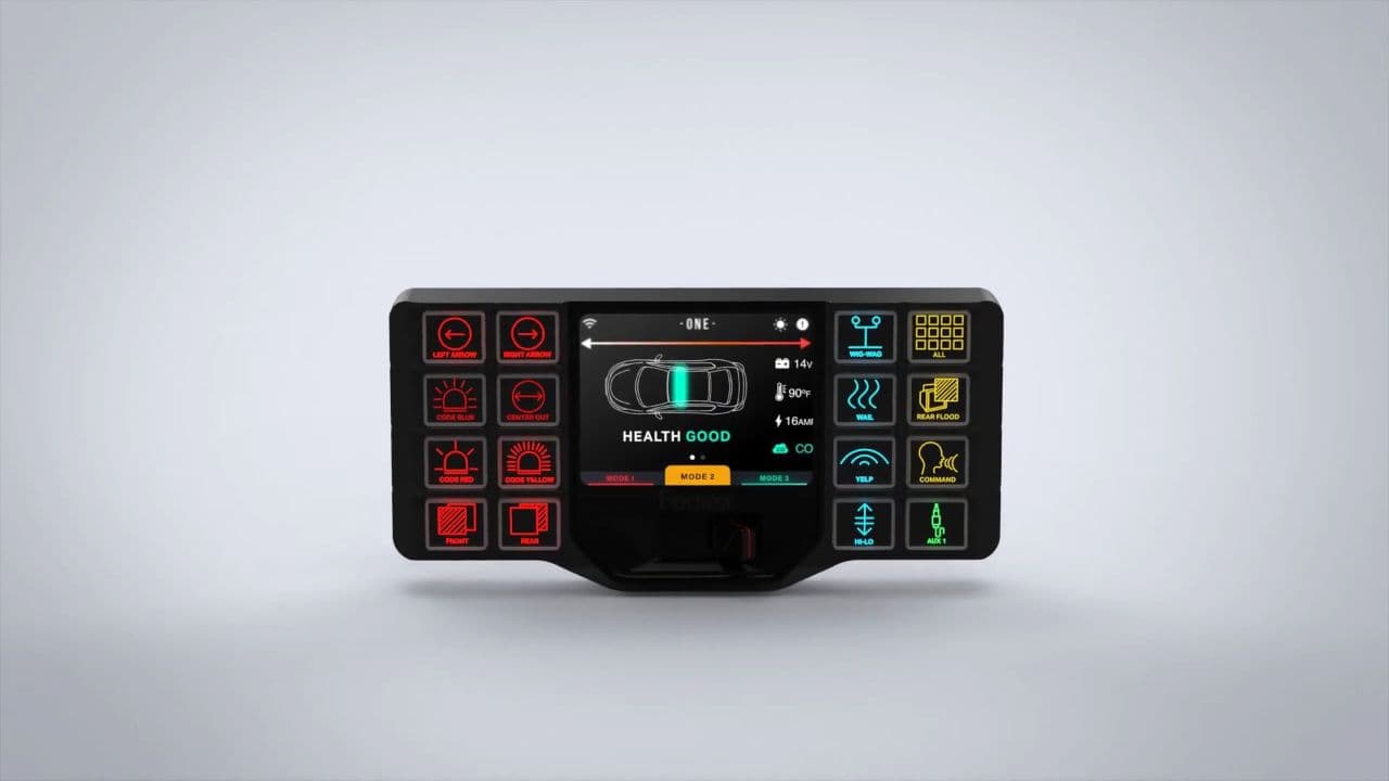 Feniex One Siren / Switchbox / Command Center | Swatara Warning Lights ...