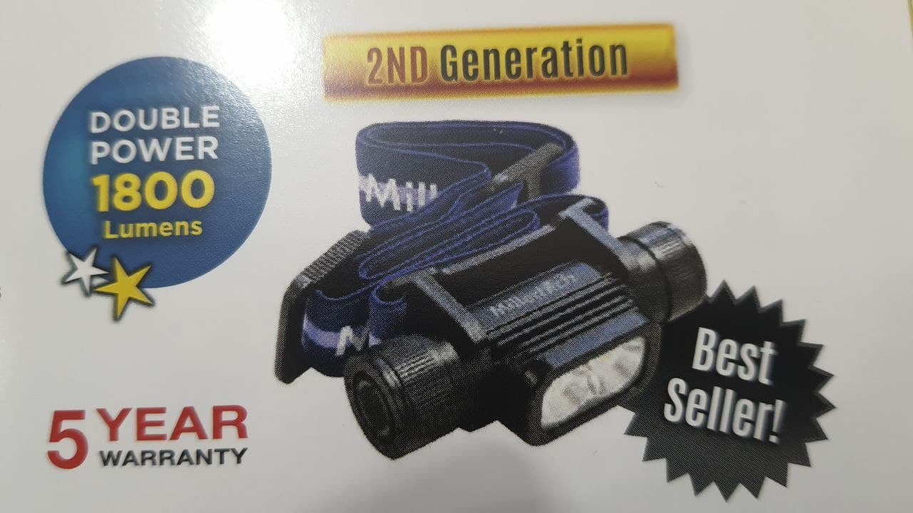 Millertech 555 Double Power (2nd Gen) Rechargeable LED Headlamp | Swatara Warning Lights 717-708 ...